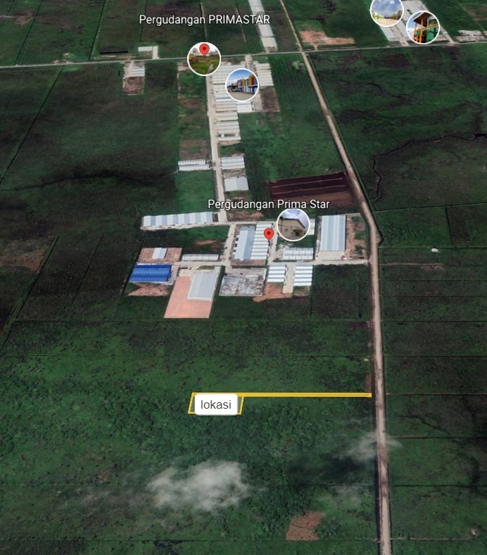 Dijual Tanah Jalan Tanjung Api Api dekat Komplek Pergudangan Prima Star ...